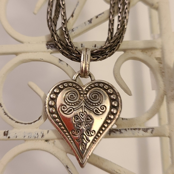 Brighton | Jewelry | Brighton Multistrandheart Pendent | Poshmark